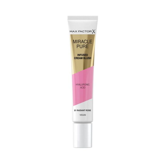 Max Factor Miracle Pure Cream Blush 01 Radiant Rose - Central Cosmetics